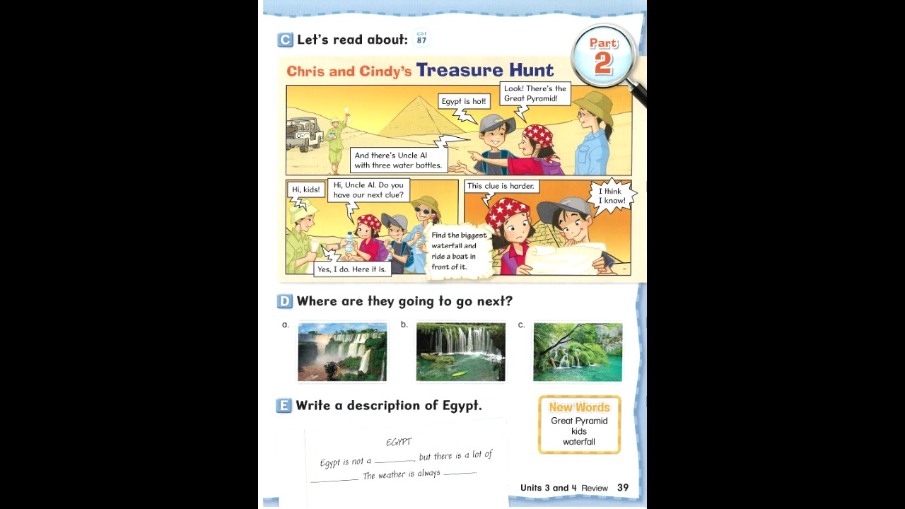 page 39 let's go 4 4th edition units 3 and 4 review - YouTube