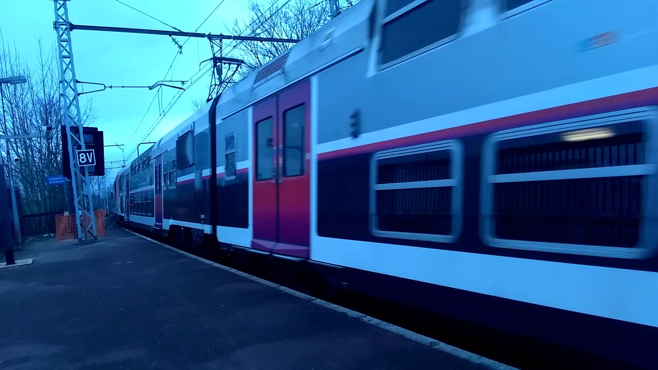 départ de train [Z20500 + Z20900, CHEMIN D'ANTONY] - YouTube