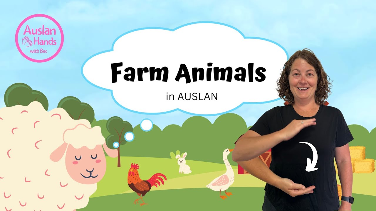 Auslan signs "Farm Animals" - YouTube