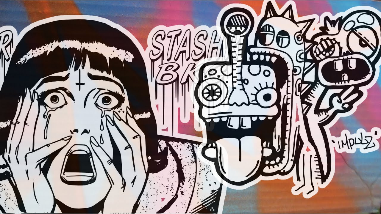 Sticker Giveaway and Stasher, Keekah, and ETC... Graffiti Sticker Print ...