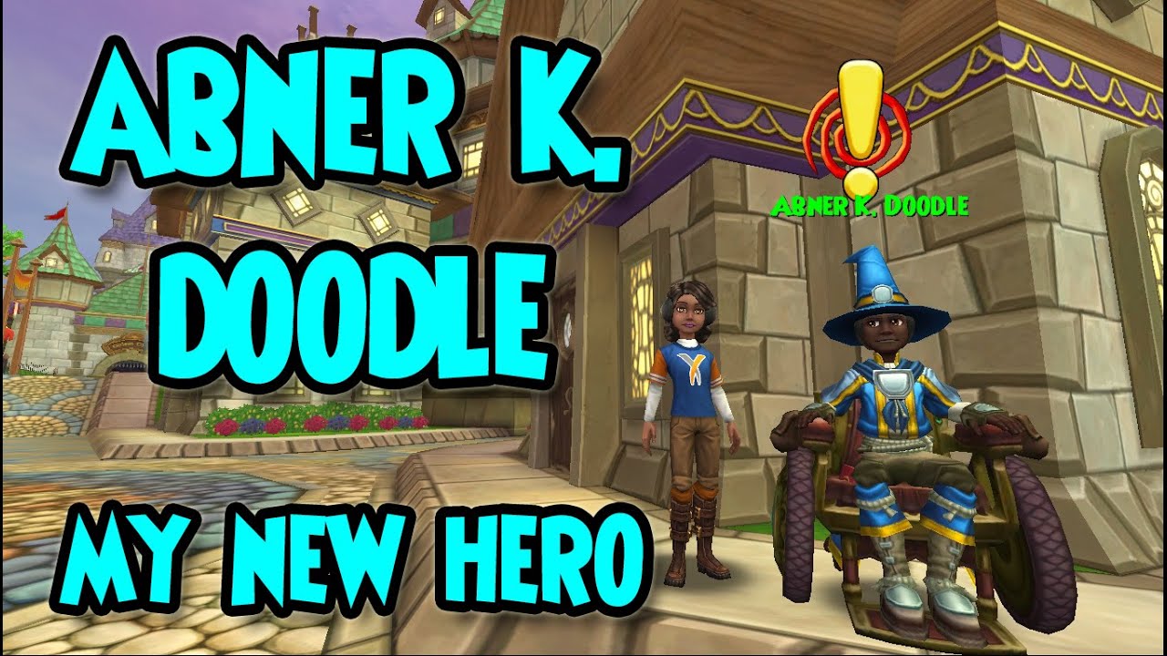 Wizard101: ABNER K. DOODLE is my new HERO! - ⚠️Spring 2022 Test Realm⚠️ ...