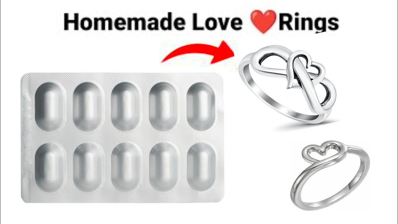 DIY Ring Idea/how to make Ring/homemade Ring/Diy Ring/Couple Love Rings ...