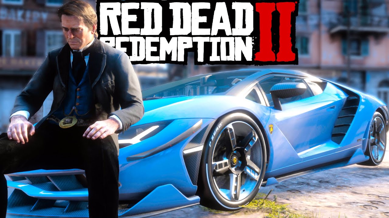 I Replaced Horses With CARS In RDR2 - YouTube