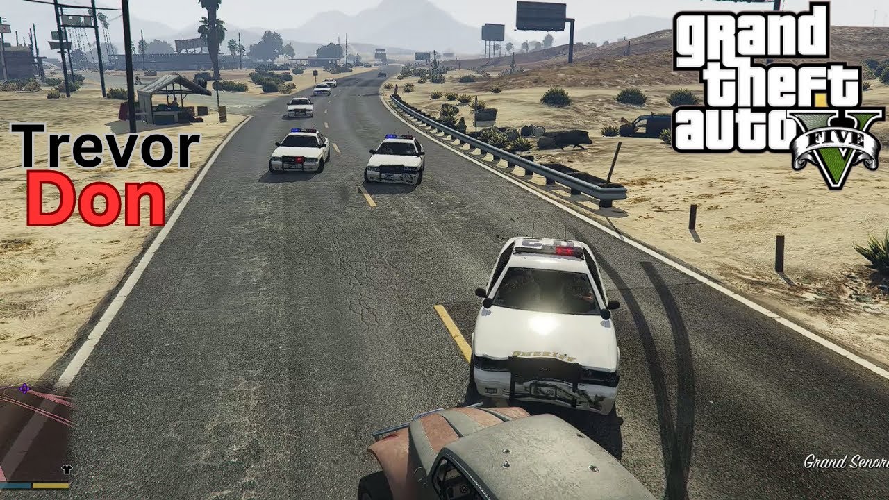 Grand Theft Auto 5 /GTA 5 Game / Police fight in gta 5/5 star police ...