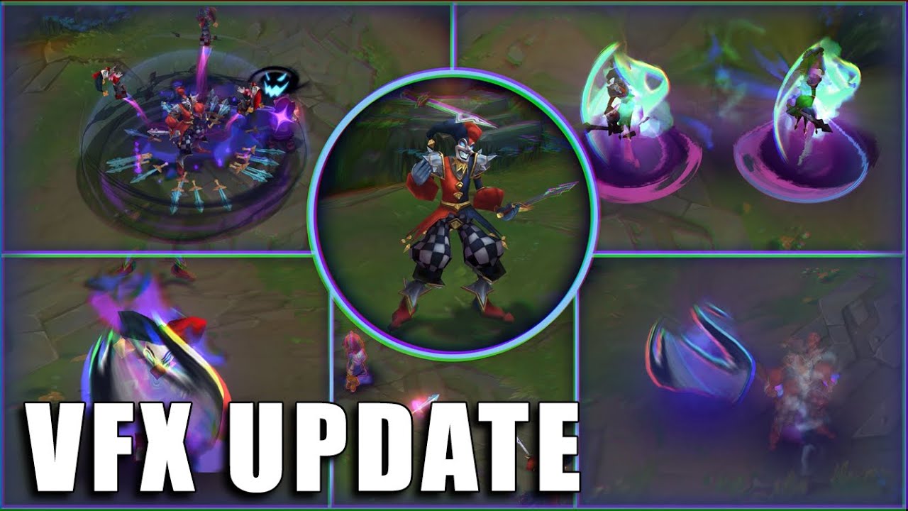 SHACO VFX UPDATE - Todas as SKINS - YouTube