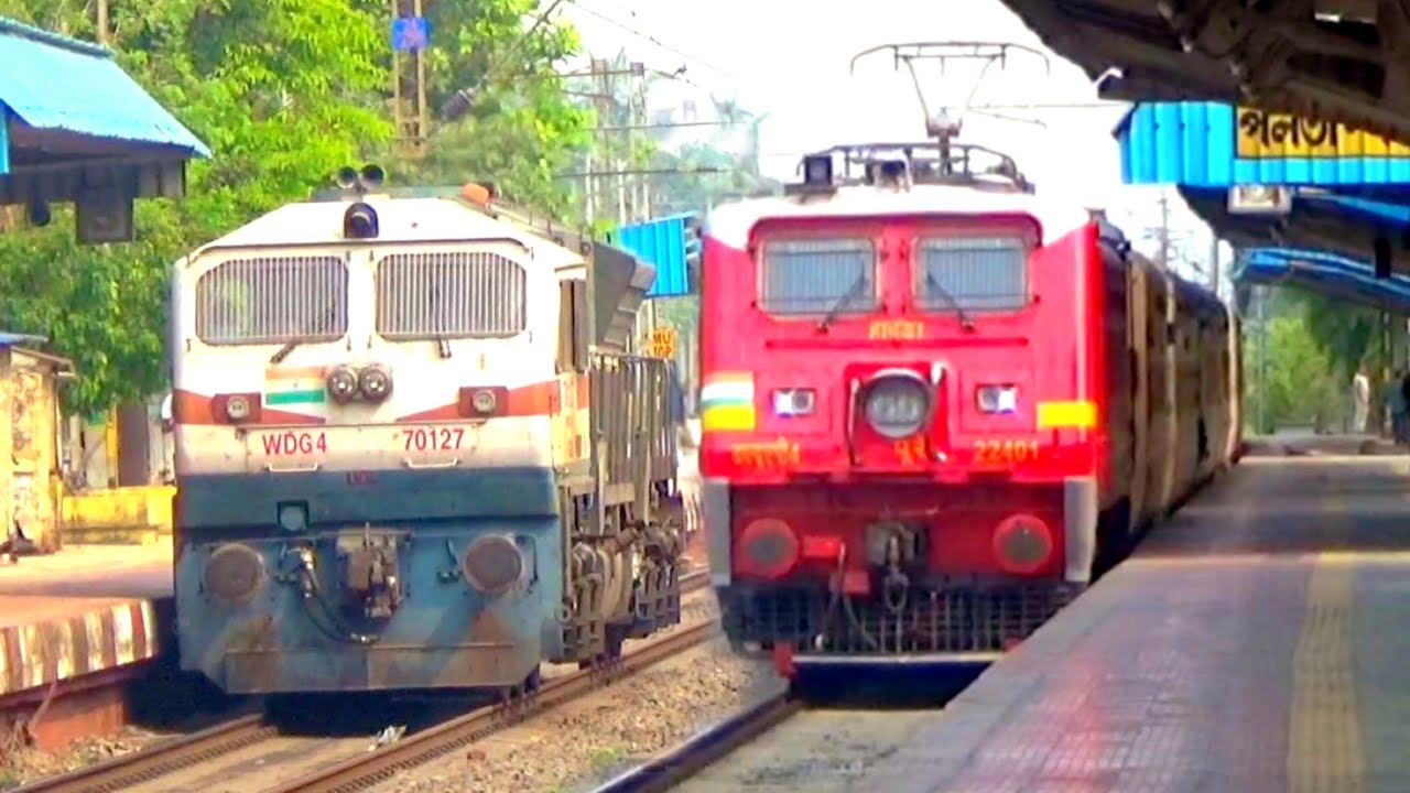 🔥 Indian Railways Sealdah Main Line Latest Train Video at 100 KMPH ...