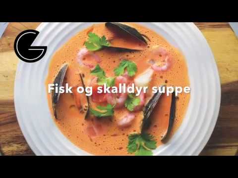 Fisk og skalldyr suppe - YouTube