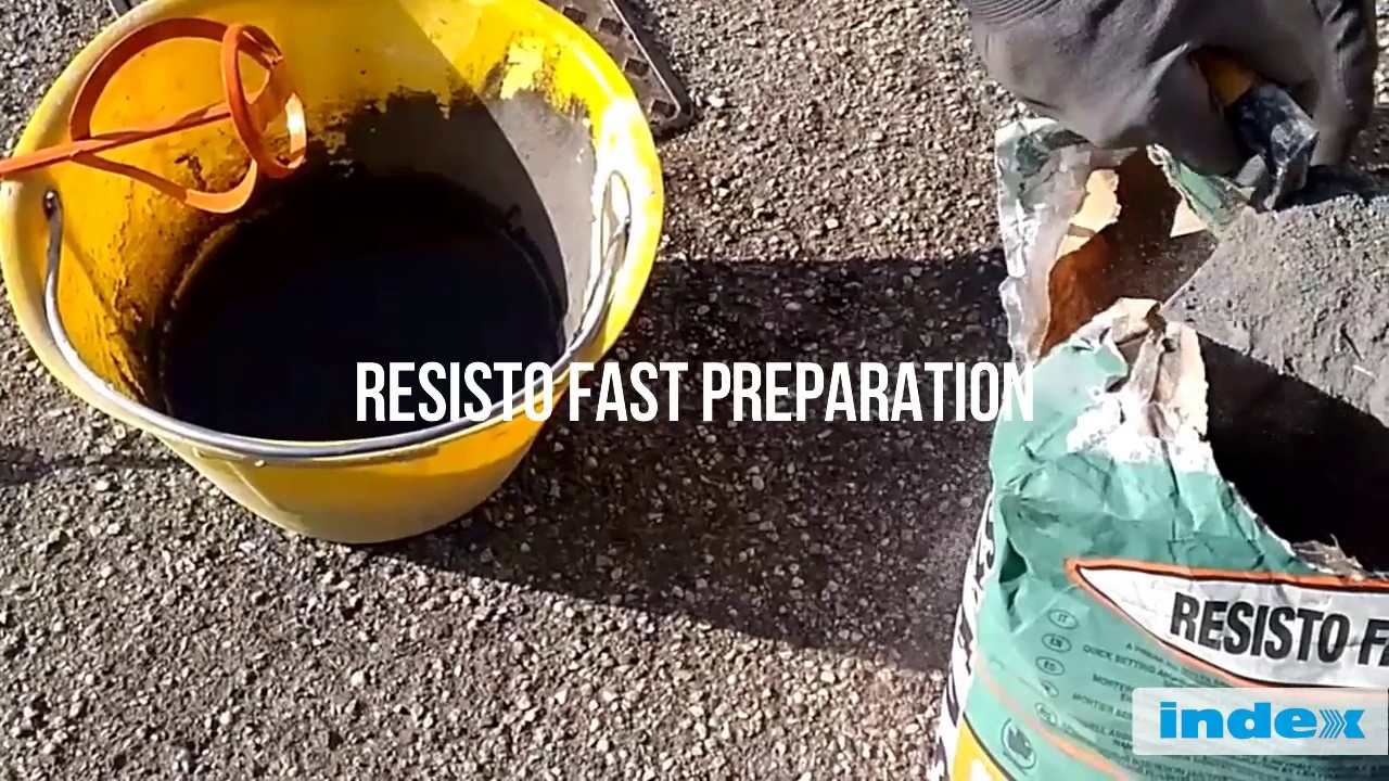 RESISTO FAST - QUICK SETTING MORTAR TO FASTEN MANHOLE, COVERS, ROAD ...