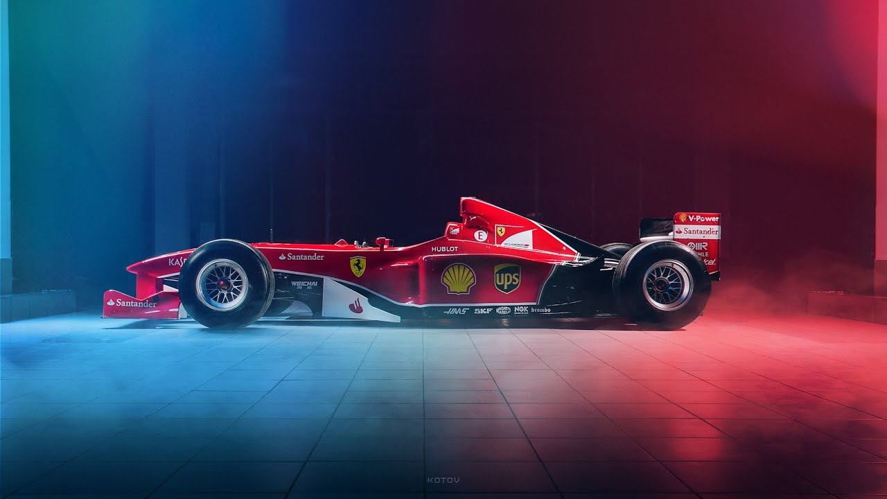 Ferrari F399 Scuderia photoshoot backstage. - YouTube
