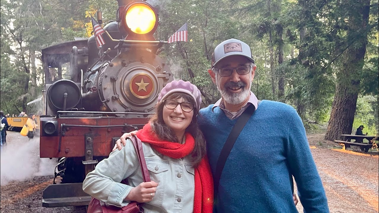 EXCITING TRAIN RIDE THROUGH REDWOODS IN NORTHERN CALIFORNIA! SO MUCH ...