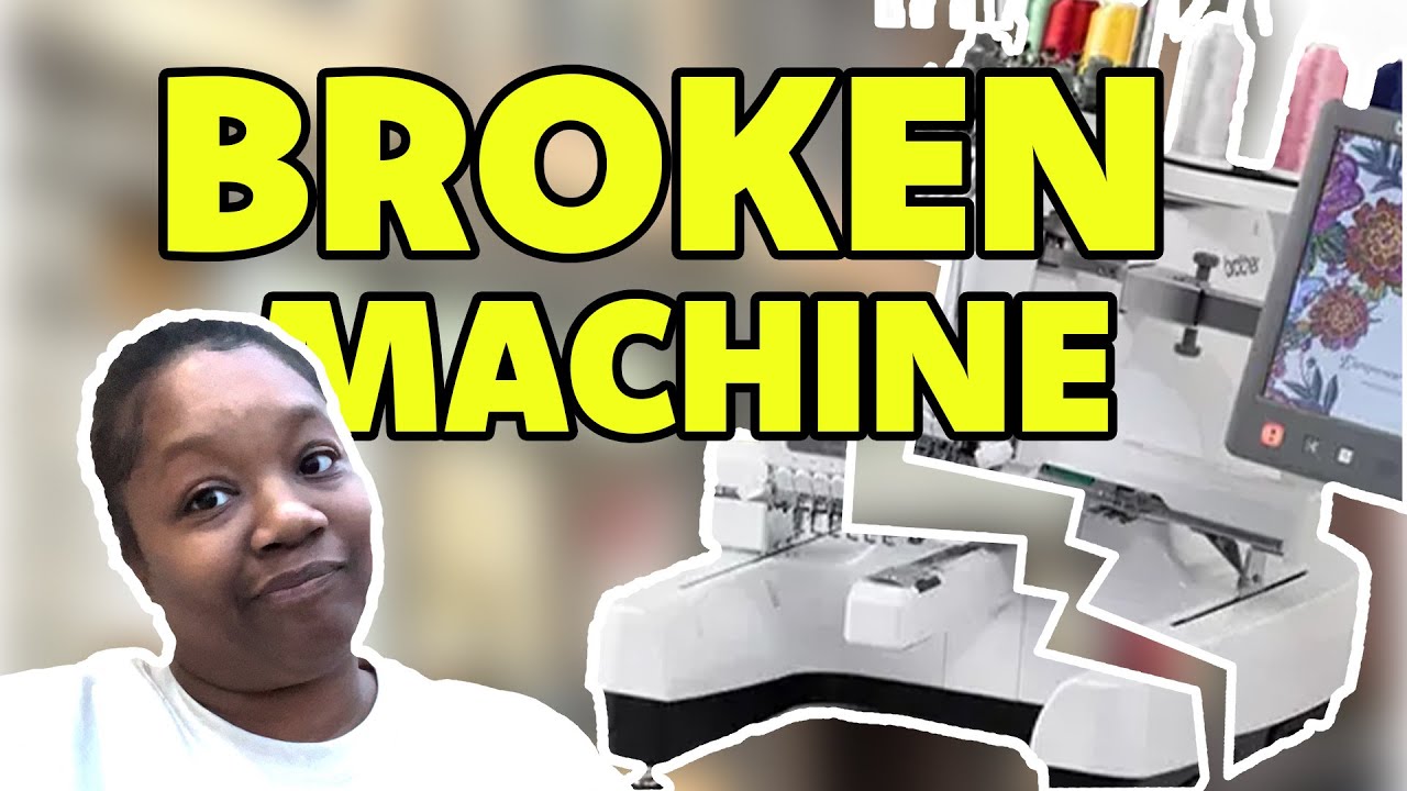 I Broke My Embroidery Machine! Come With Me To Repair It. - YouTube