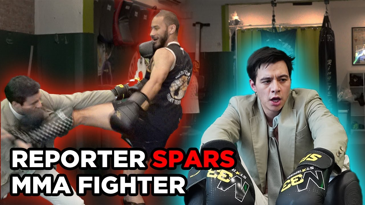 Reporter spars amateur MMA Champ - Man on the Mat - YouTube