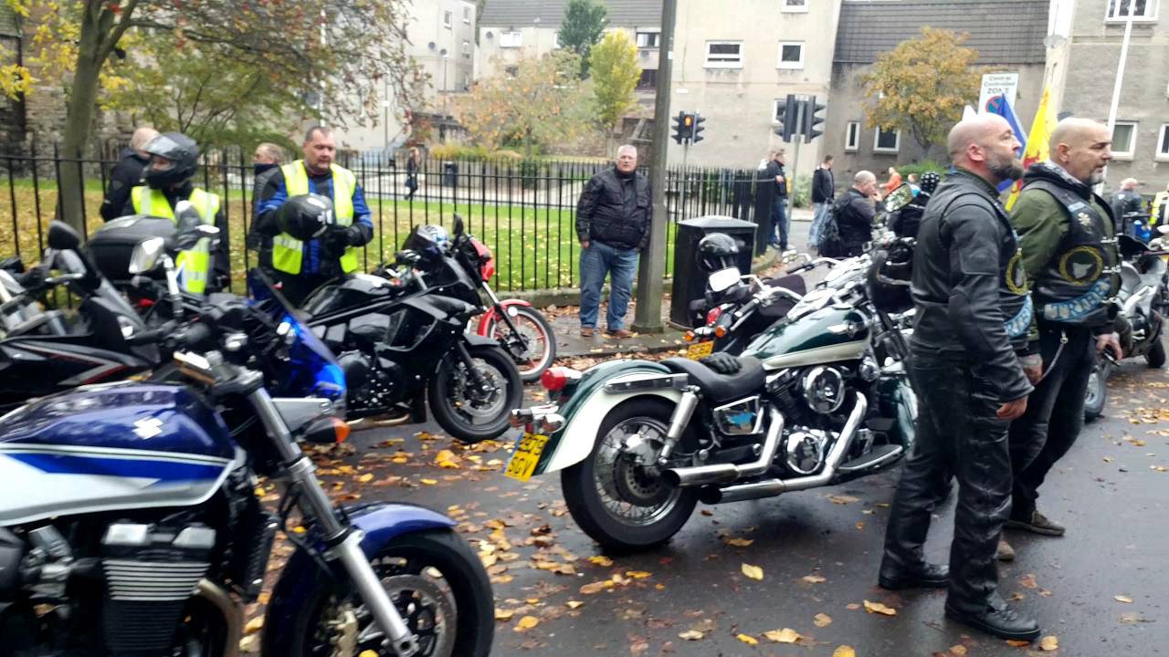 Yes Bikers arrived in Edinburgh. - YouTube