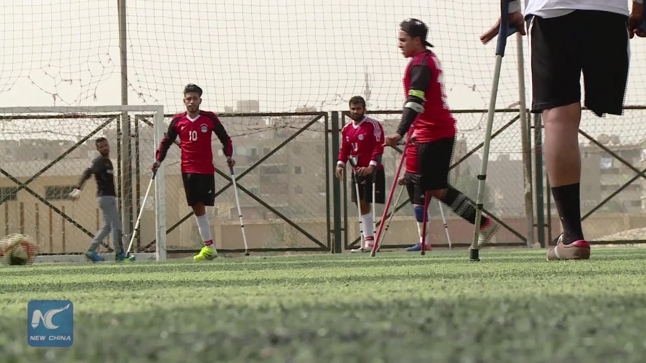 Egypt's first one legged Miracle Team aspires to join amputee soccer ...