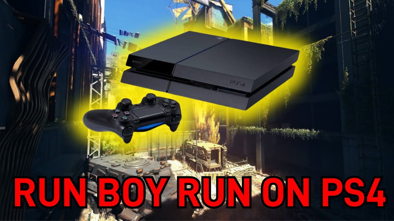 Playing Run Boy Run on a PS4 - YouTube