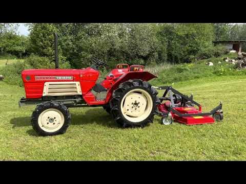 YANMAR YM1601D 4WD Compact Tractor & New 4ft Finishing Mower - YouTube