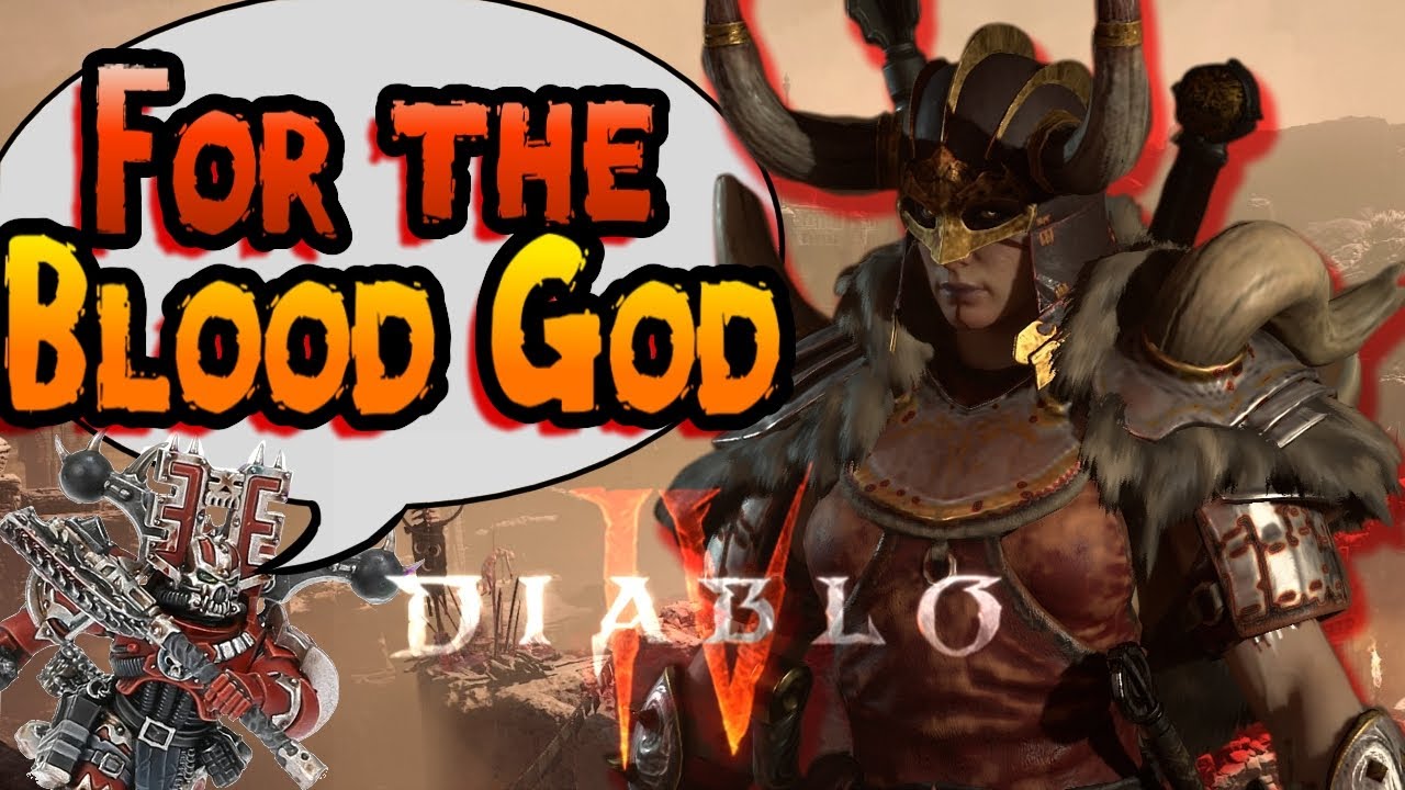 Bleeding Barbarian build made for Khorne himself - Diablo 4 leveling ...