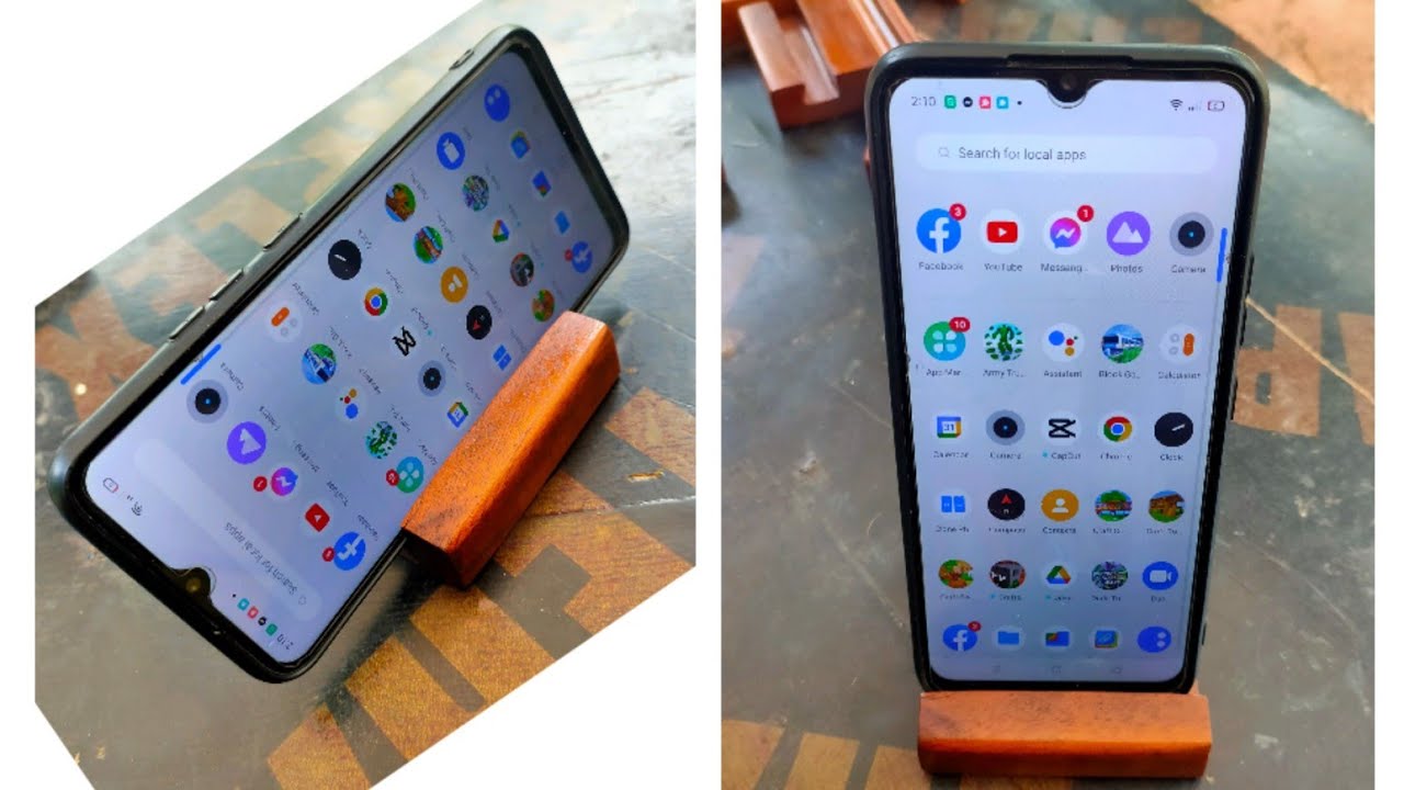HOW TO MAKE SIMPLE PHONE STAND - YouTube