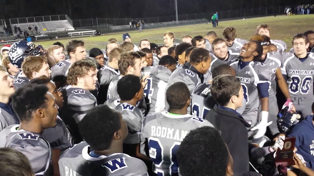 Pam Pack Football 2014 Eastern Region Celebration - YouTube