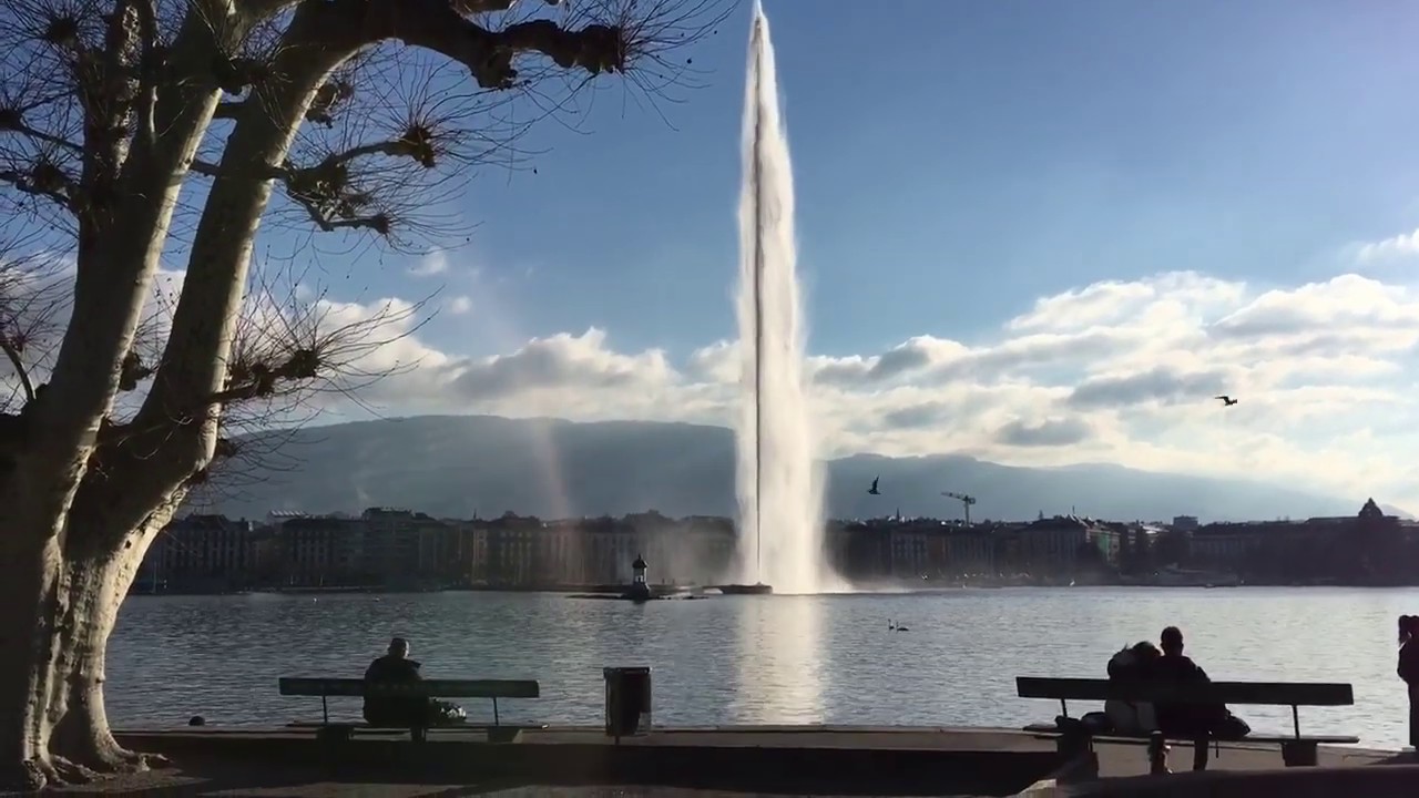 BEAUTIFUL DAY ON LAKE GENEVA. Switzerland. Lac Léman Genève Suisse ...