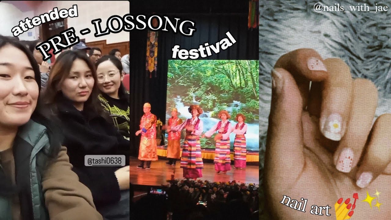 December Vlog | Pre-Lossong festival🤗, nail art by dikila 💅 - YouTube
