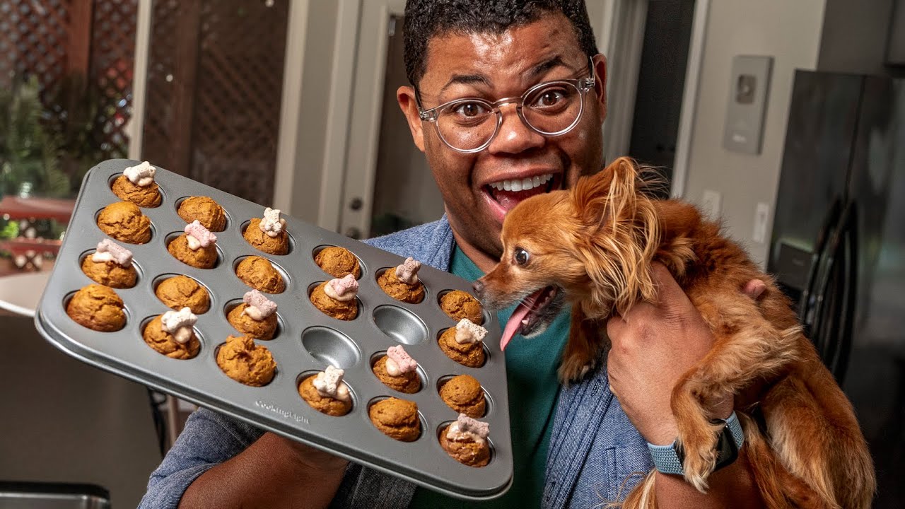 Homemade pup muffins your dog will love 🧁 - YouTube