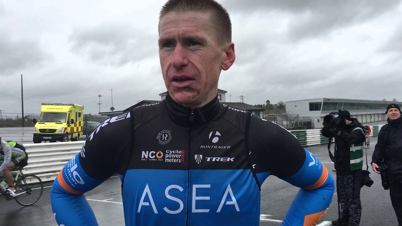 Bryan McCrystal Finish Line Interview - YouTube