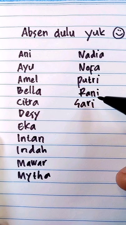 absen dulu yuk #shortsvideo - YouTube