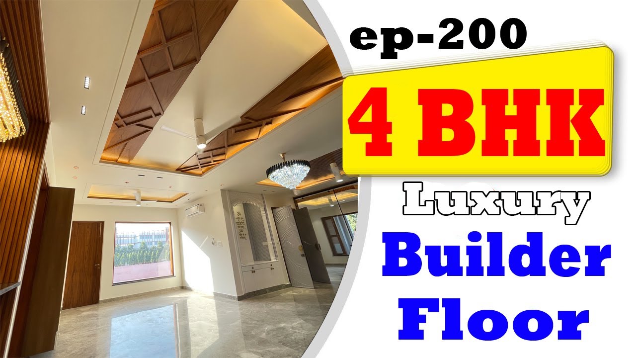 Buy 4 BHK Luxury Builder Floor | s1ep200 | properties in faridabad - YouTube