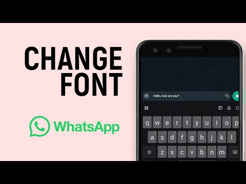 How to Change WhatsApp Font Style [EASY]