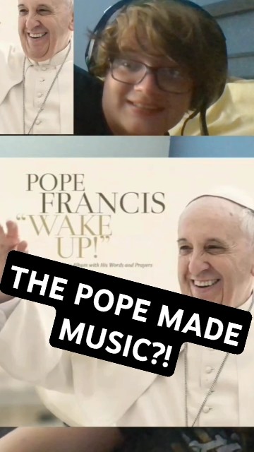 THE POPE MADE MUSIC?! #popefrancis #popeleoxiv #pope #music # ...