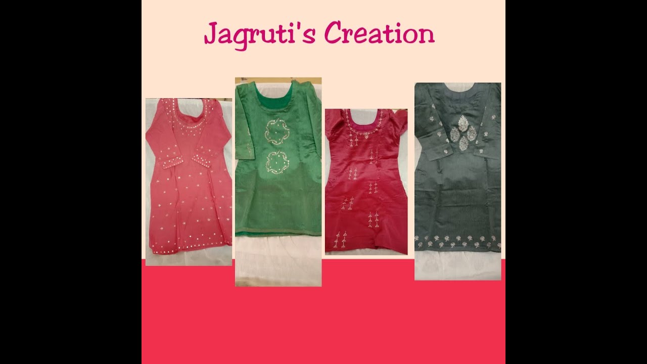 Kurti designs with 3D liner - YouTube