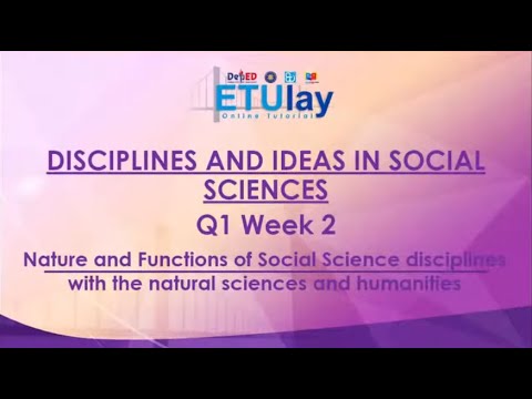 Nature and Functions of Social Science Disciplines with the Natural ...