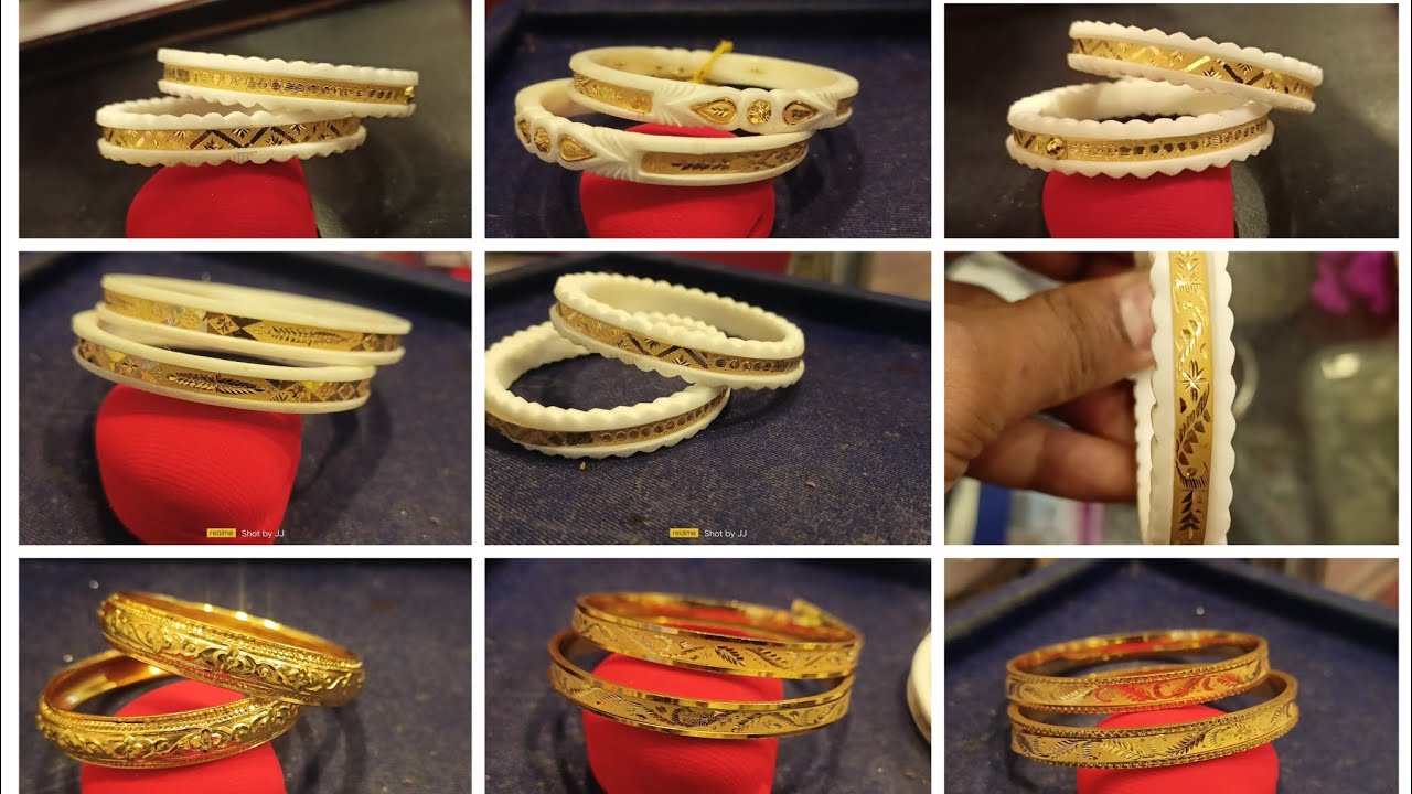 Daily wear light weight gold Sakha Pola badhano | gold pati churi ...