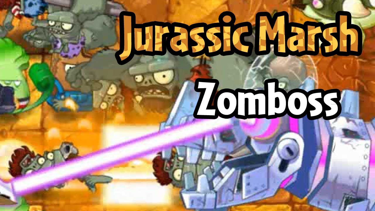 Plants vs Zombies 2 - Jurassic Marsh Zomboss (Demo Beta #2) - YouTube