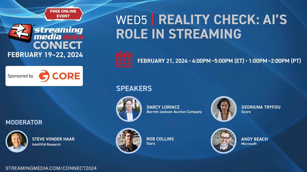 Reality Check: AI’s Role in Streaming - YouTube