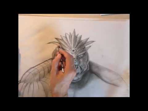 How to Draw A Hideous Monster - YouTube