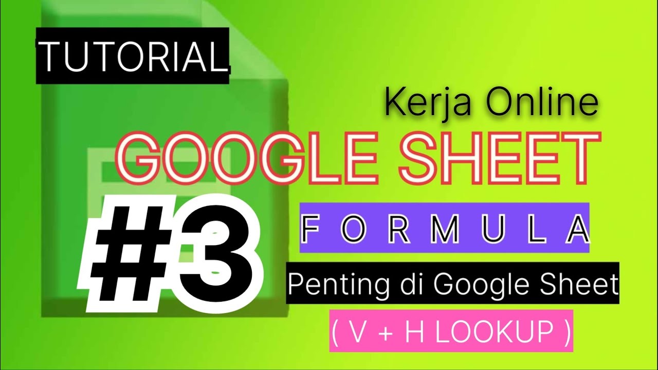 Mastering Google Sheets & Drive: Cara Mudah Menggunakan Rumus VLOOKUP ...