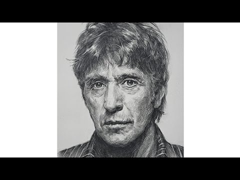 How to draw Al Pacino13 minutes 26 seconds #alpacino #drawing #소묘 ...
