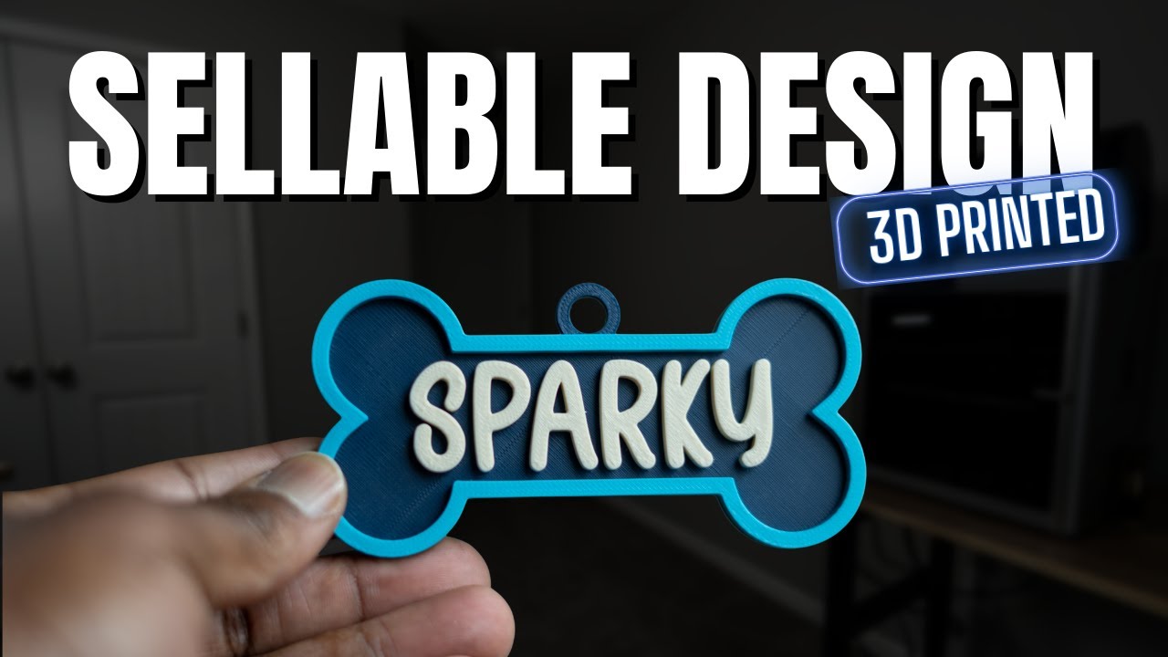 Design Pet Tags That Actually Sell | CorelDRAW to Tinkercad - YouTube