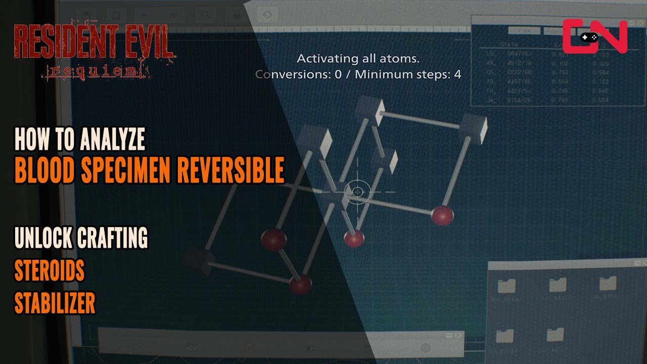 Resident Evil Requiem Blood Specimen Reversible Puzzle Solution - YouTube
