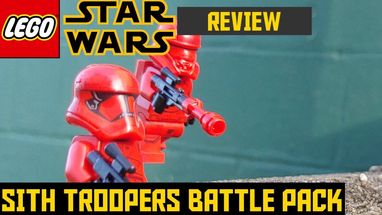 Lego Star War:Sith Trooper Battle Pack Review(13) - YouTube