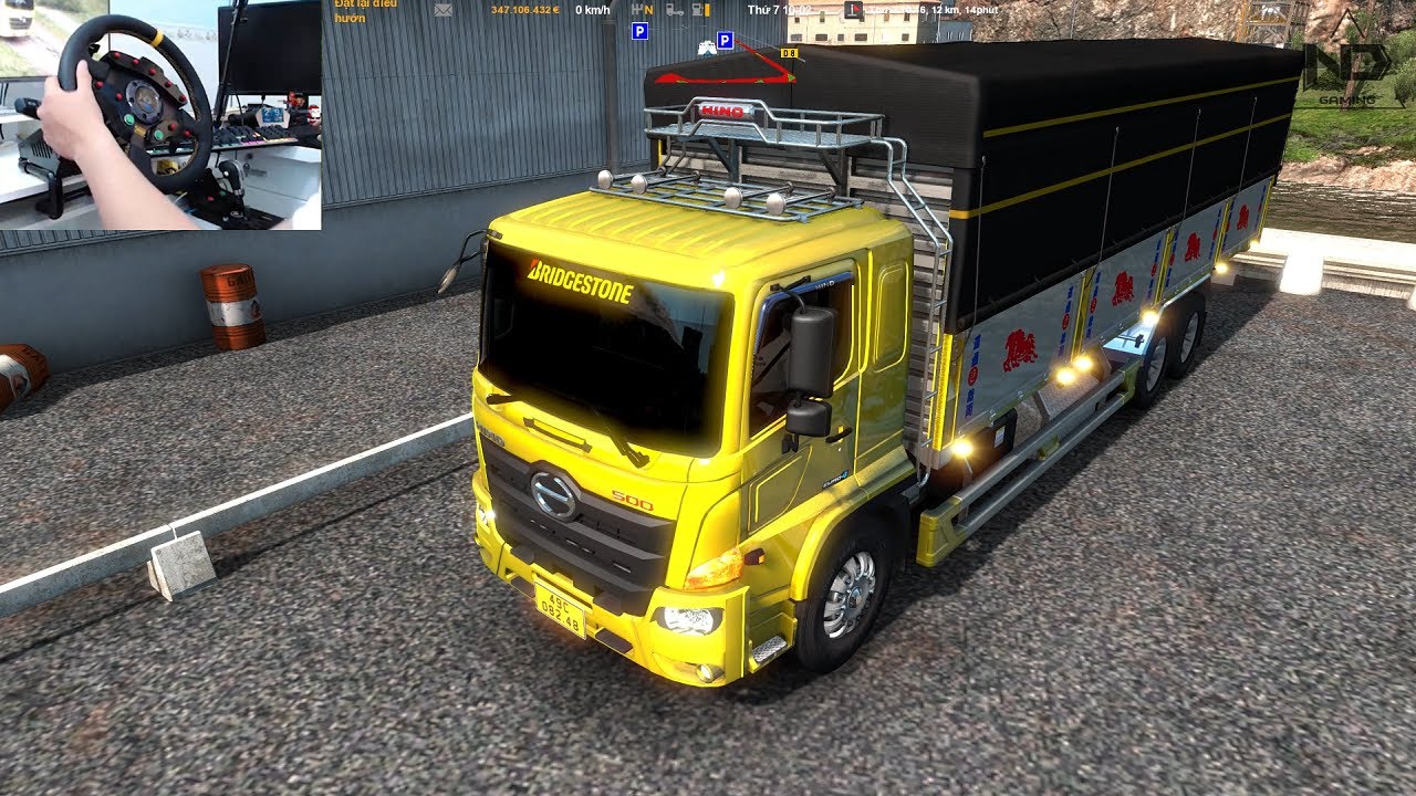 ETS2 Mod - Hành Trình Vận Chuyển Hàng Bằng Xe Tải Hino 500 - YouTube