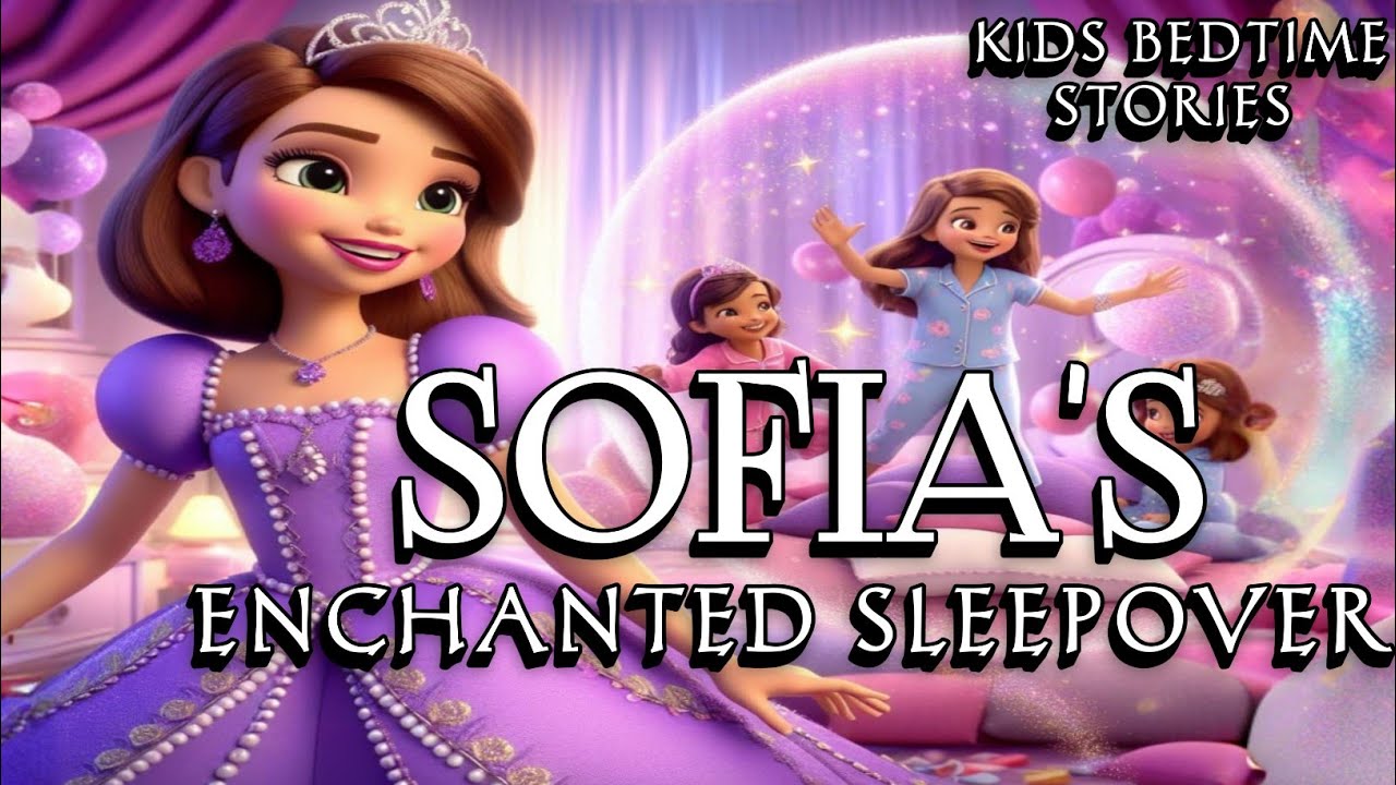 👯‍♀️Princess Sofia's Enchanted sleepover 💤| Disney Princess bedtime ...