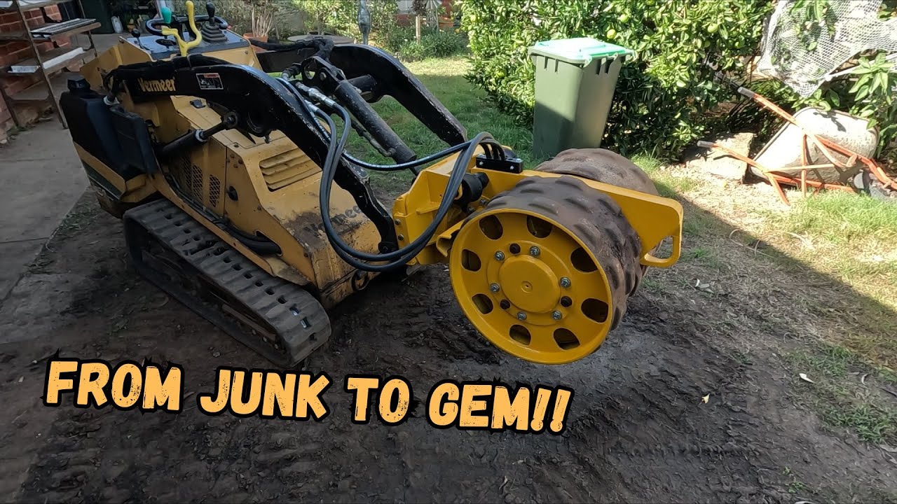 I Built a Skid Steer Vibratory Roller but will it Actually Work?? - YouTube
