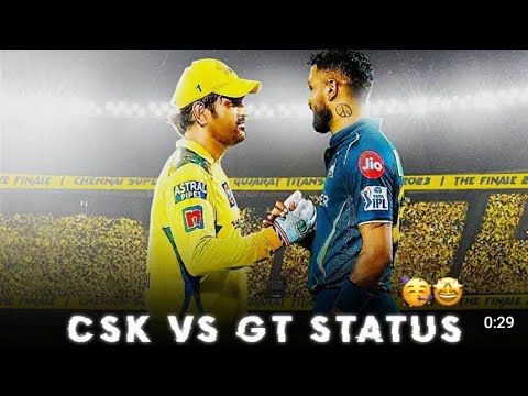 CSK VS GT FINAL MATCH EDIT STATUS//CSK VS GT EDIT Kaun Jitega कौन ...