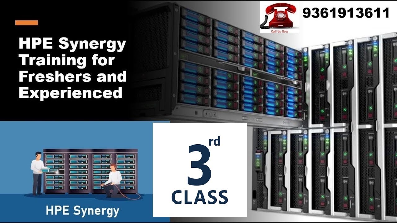 HPe Synergy Class 3 | HPe OneView | Tamil - YouTube
