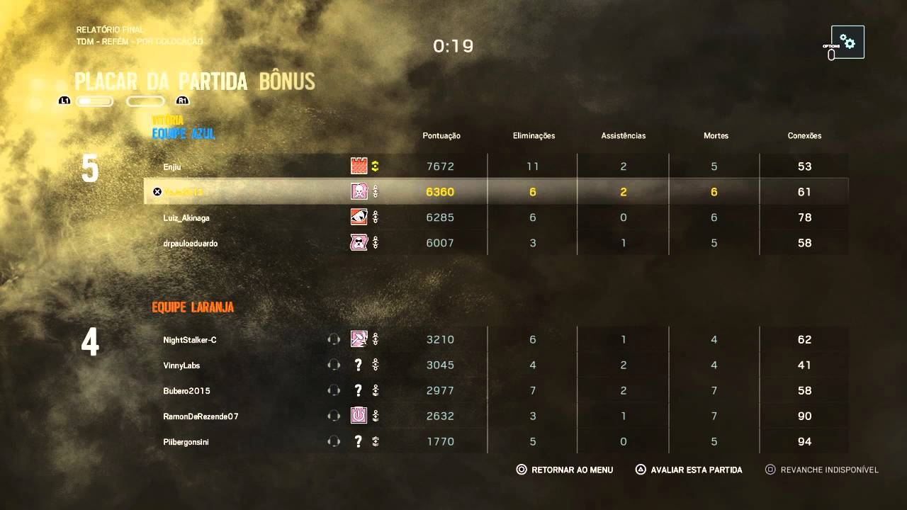 Tom Clancy's Rainbow Six® Siege resultado - YouTube