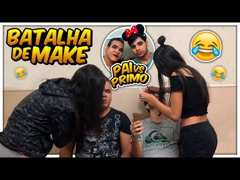 MAQUIAMOS MEU PAI E OLHA NO QUE DEU!!! ‹ BEM MENININHAS ›