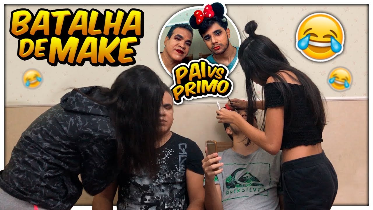 MAQUIAMOS MEU PAI E OLHA NO QUE DEU!!! ‹ BEM MENININHAS › - YouTube